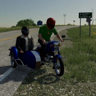 Motocykl Lizard + SideCar v1.0.0.0 - Farming Simulator 25 Mody / FS22 Mody