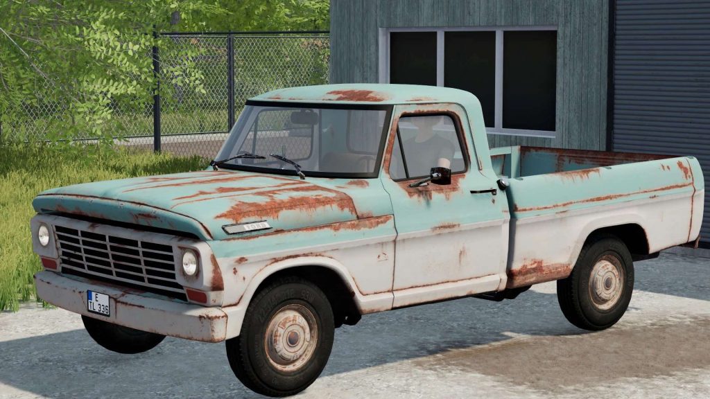 1967 Ford Rusty Pickup v1.0.0.0 - Farming Simulator 25 Mody / FS22 Mody