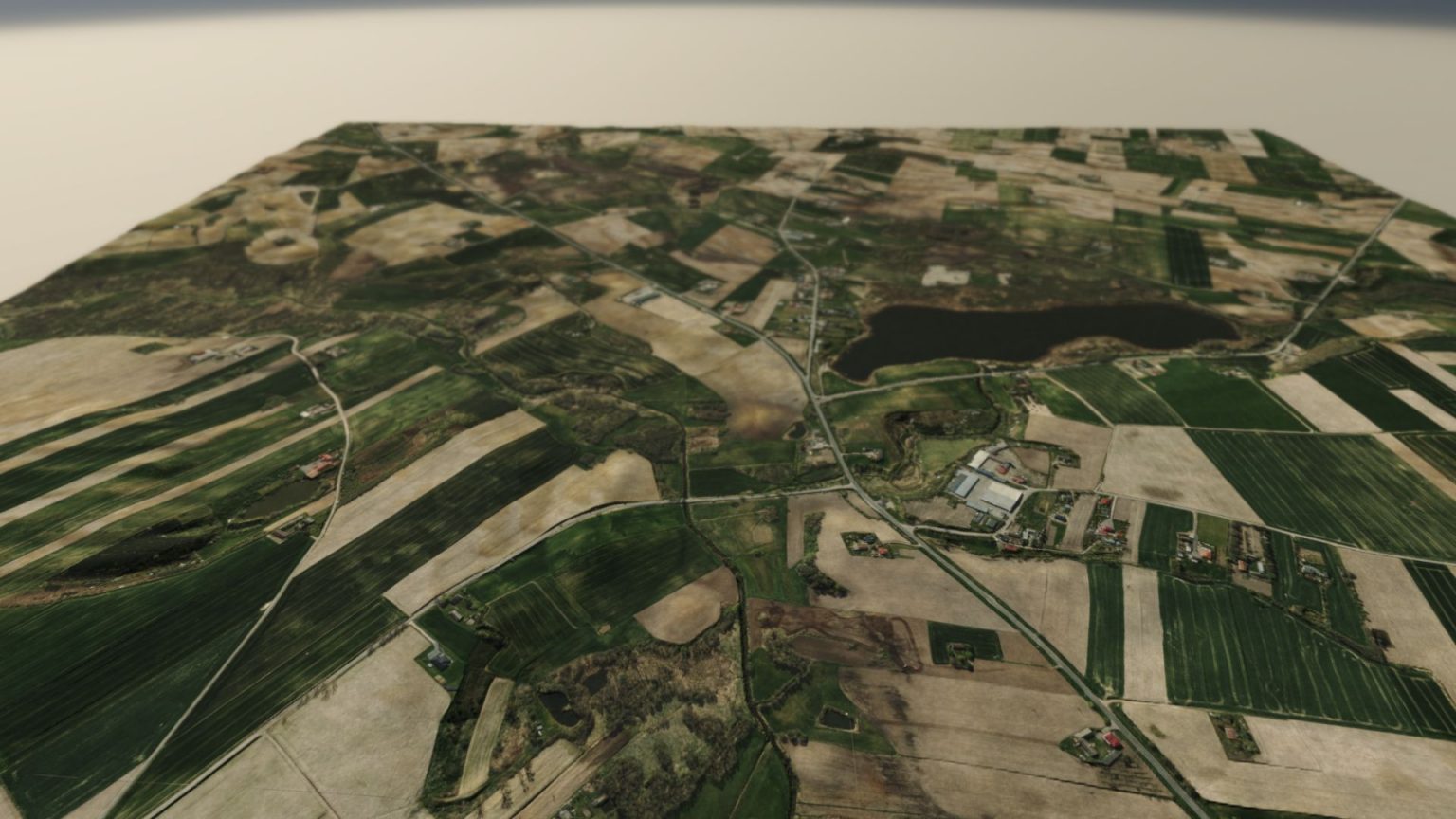 Pusta mapa Real Terrain 4x v1.0.0.0 - Farming Simulator 25 Mody / FS22 Mody