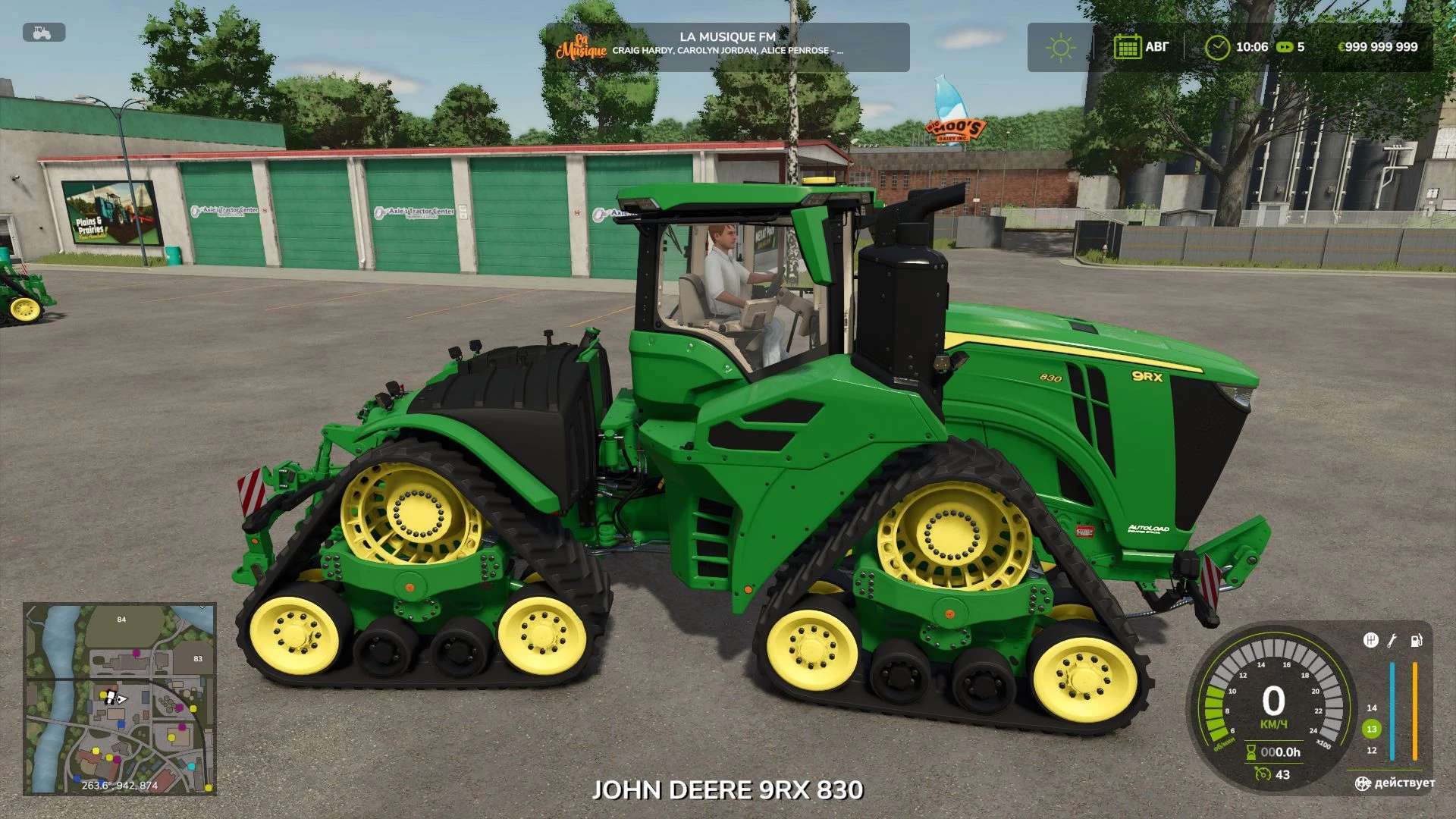 John Deere 9R 830 / 9RX 830 v1.0.0.0 - Farming Simulator 25 Mody / FS22 Mody