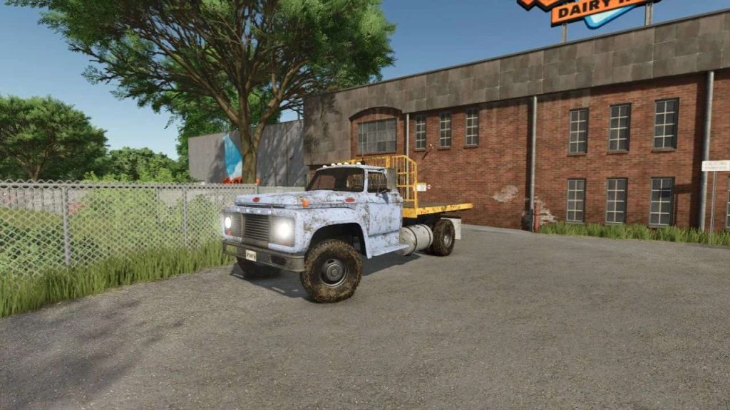 1964 Ford T850 platforma v1.3.0.0 - Farming Simulator 25 Mody / FS22 Mody