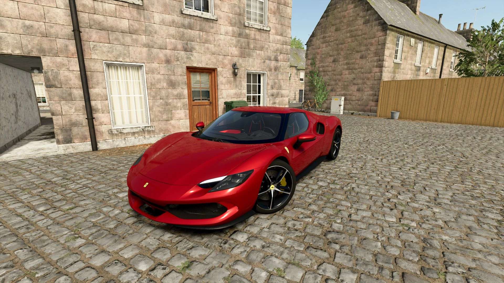 Ferrari 296 GTB 2022 V1.1.0.0 - Farming Simulator 25 Mody / FS22 Mody