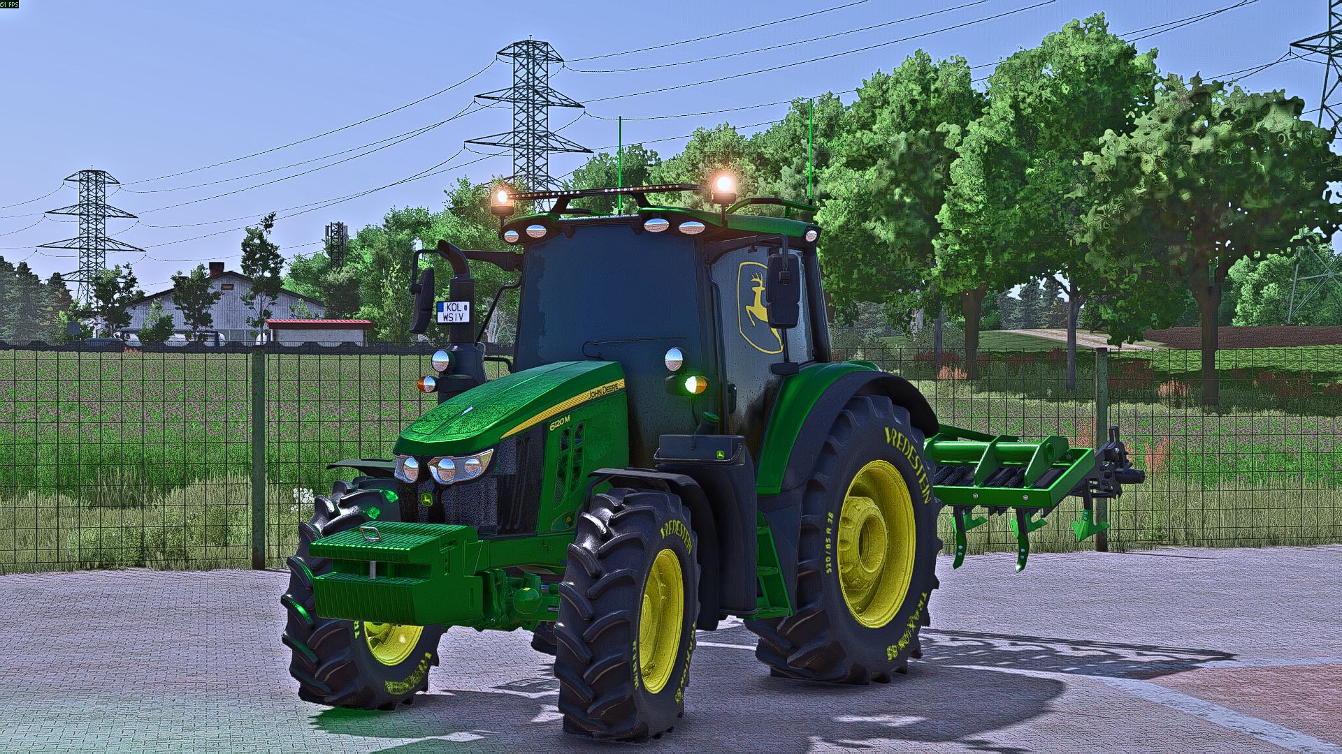 John Deere Seria 6M Wersja 1.1.0.0 - Farming Simulator 25 Mody / FS22 Mody