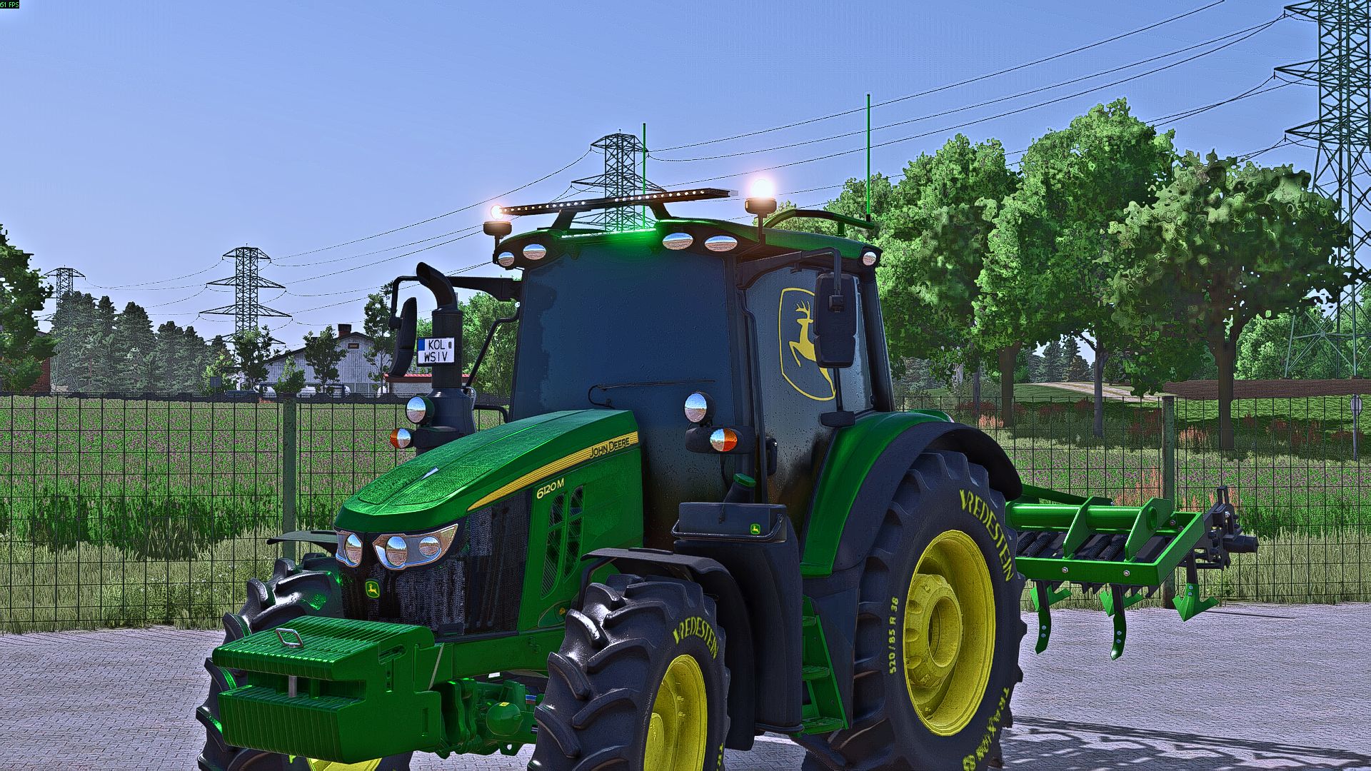John Deere Seria 6M Wersja 1.1.0.0 - Farming Simulator 25 Mody / FS22 Mody