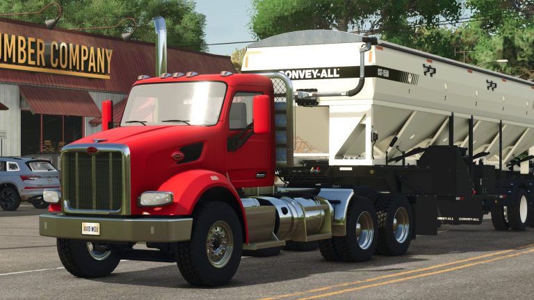 Peterbilt 567 Daycab Setback V1.0.0.0 - Farming Simulator 25 Mody ...
